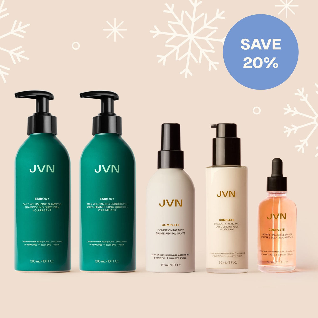 Get Gorgeous Volume with JVN Hair's Volume Collection