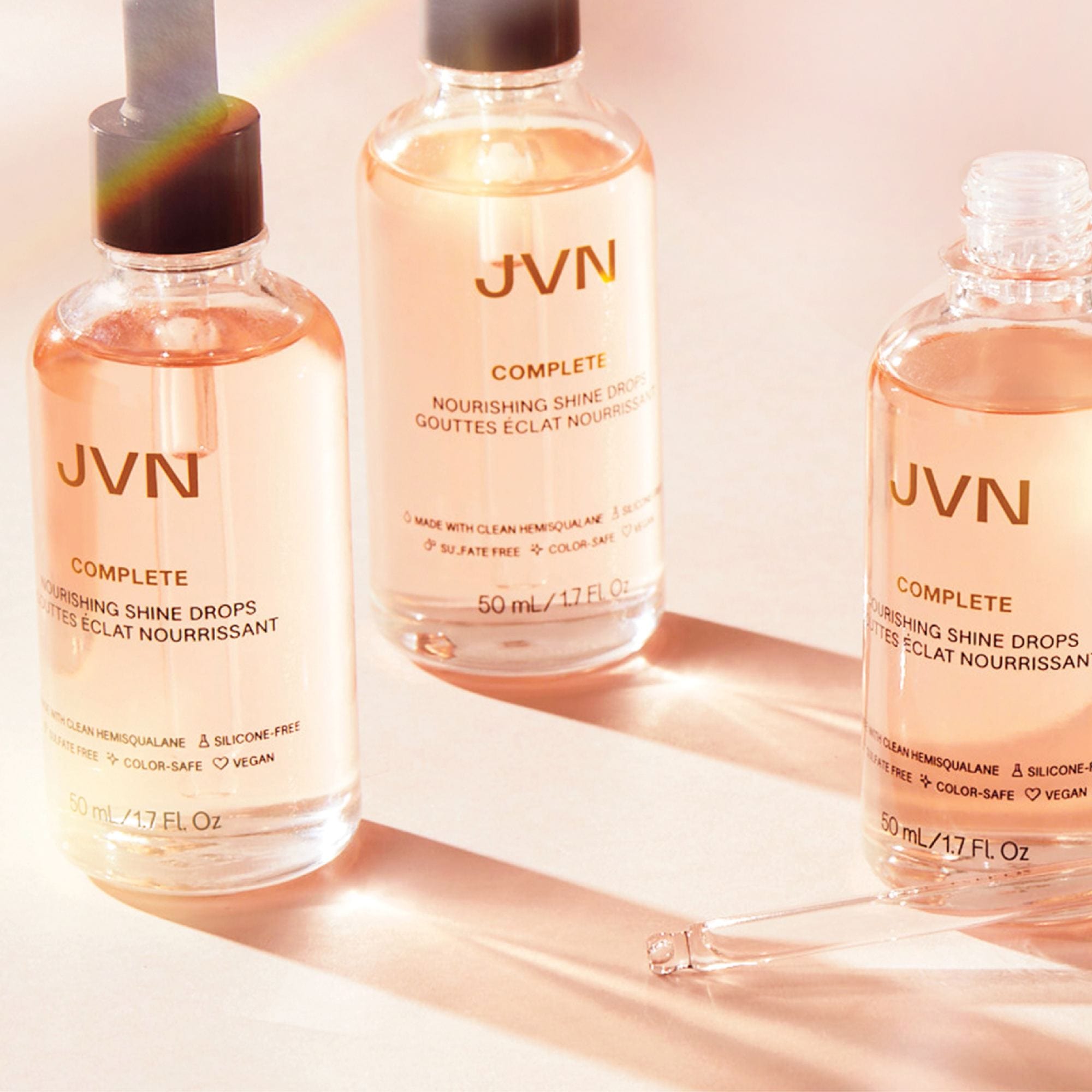 Nourishing Shine Drops | Smoothing Oil For Sleek & Shiny Hair | JVN